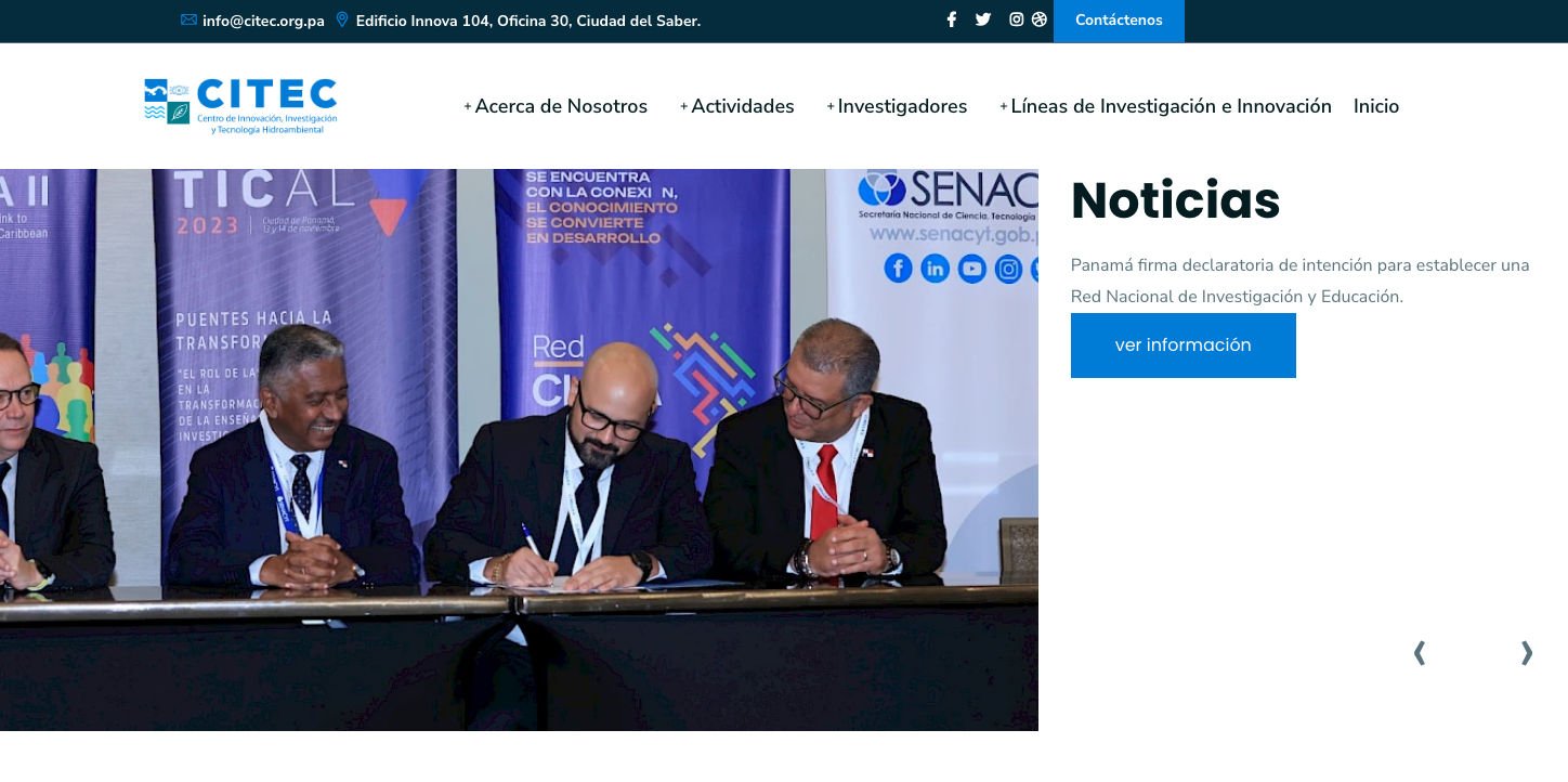 CITEC - Páginas web en Panamá, Panamá Oeste ISTIWEB